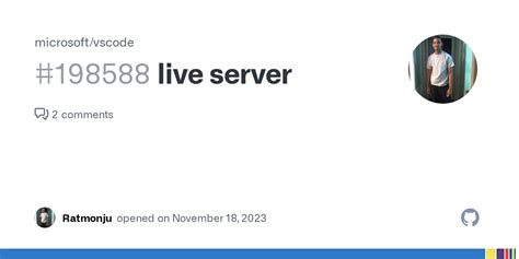 Live Server Issue Microsoft Vscode GitHub