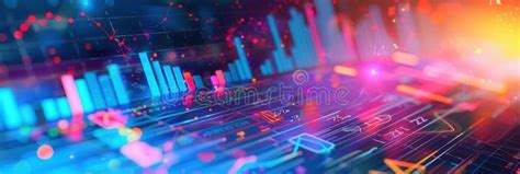 Analytics Data Reveals Social Media Activity Trends Through Colorful Graphs And Engaging Visual