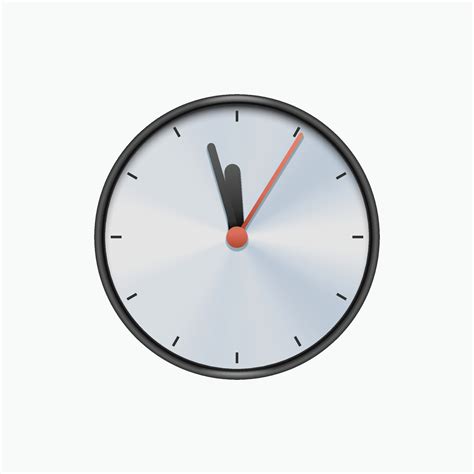 Clock Front View 30926848 Vector Art At Vecteezy