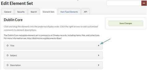 Element Sets Omeka Classic User Manual