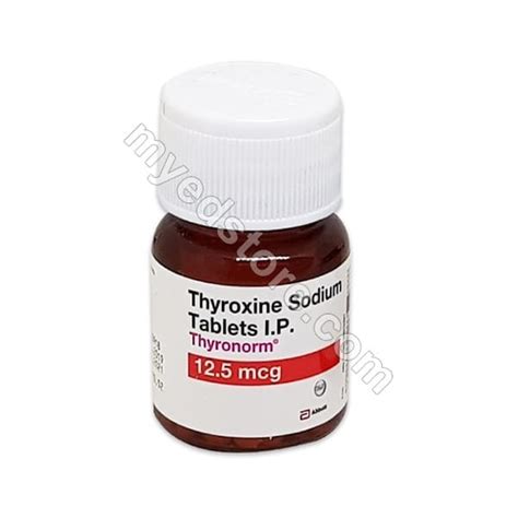 Thyronorm 12 5 Mcg Thyroxine Sodium My Ed Store