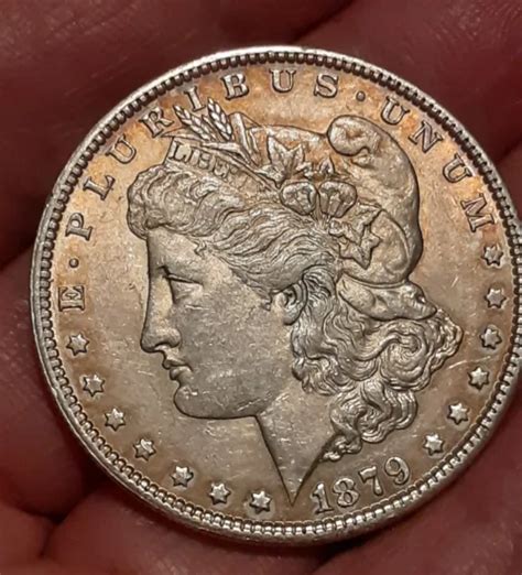 1879 Morgan Silver Dollar Coin No Mint Mark Vg Lightly Circulated £31