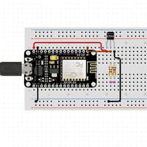 Iot Digital Thermometer Using Lm35 And Nodemcu