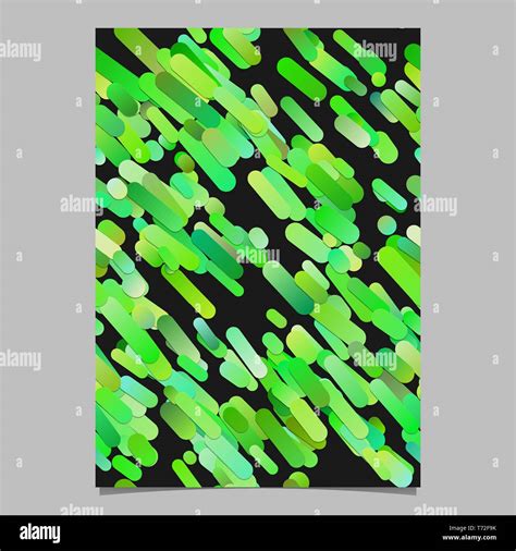Green Gradient Diagonal Rounded Stripe Pattern Poster Background