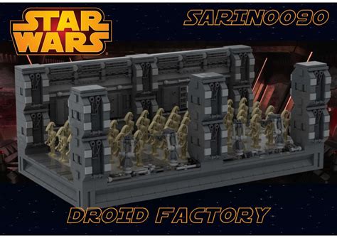 Lego Moc 124327 Sw Droid Factory By Sarinoo90 Rebrickable Build