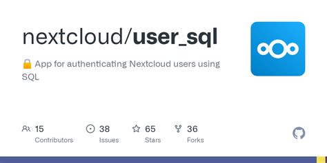 GitHub Nextcloud User Sql App For Authenticating Nextcloud Users