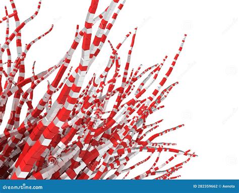 Lindenmayer 3d System 3d Image Dendritic Aesthetic Template