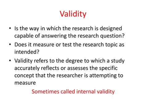 Credibility Validity Reliability And Transferability Pptx Science