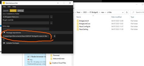 How Can I Make My Libs Show Up In The Node Browser Without Creating A