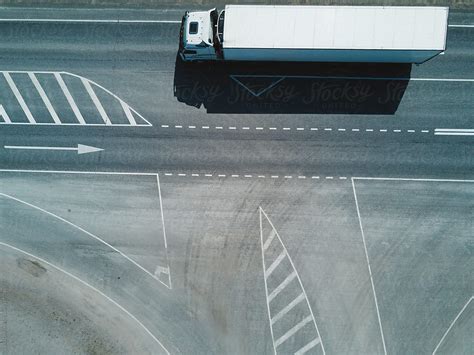 Truck On Road By Stocksy Contributor Maksim Tarasov Stocksy
