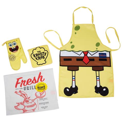 Spongebob Squarepants 4 Piece Kitchen Set Wish