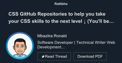Css Github Repositories To Help You Take Your Css Skills To The Next