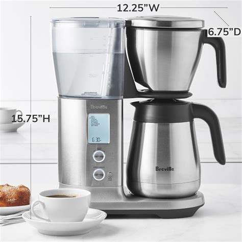 Breville Precision Brewer Drip Coffee Maker With Thermal Carafe Bdc450bss