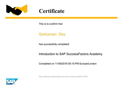 Certificate Ppt
