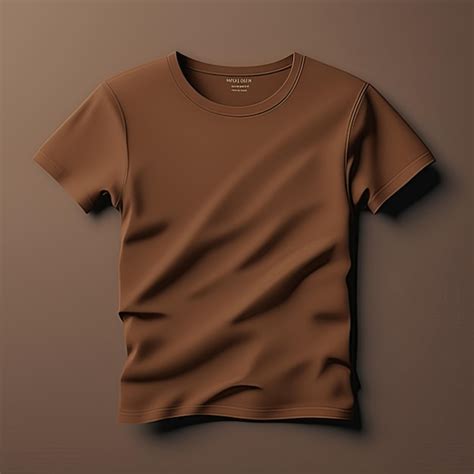 Brown T Shirt Mockup Free Vectors And Psds To Download