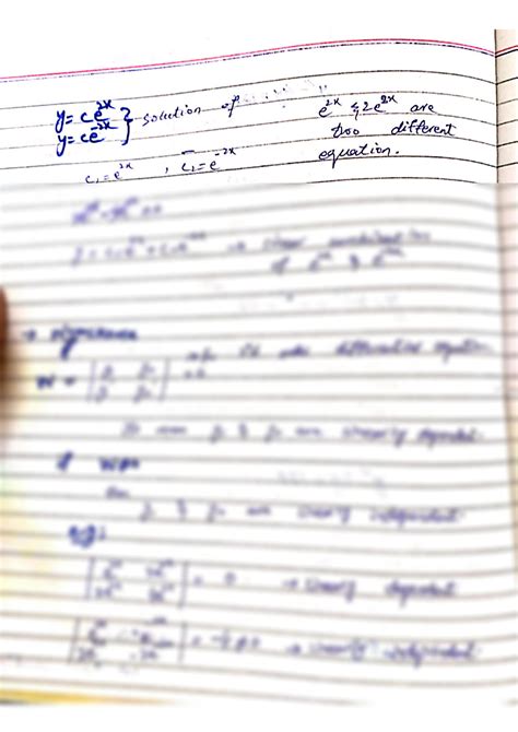 Solution Higher Order Of Linear Deferential Equation With Examples