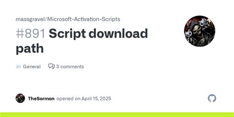 script download path · massgravel microsoft activation scripts
