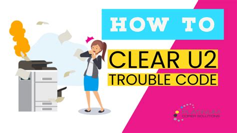 Solved Sharp Copier U2 Trouble Code Clear