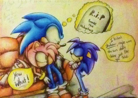 Sonic Is Dead Colour Pencil By Misstangshan95 On Deviantart