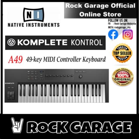 Native Instruments Komplete Kontrol A49 49 Key Midi Controller Keyboard A 49 A 49 Lazada