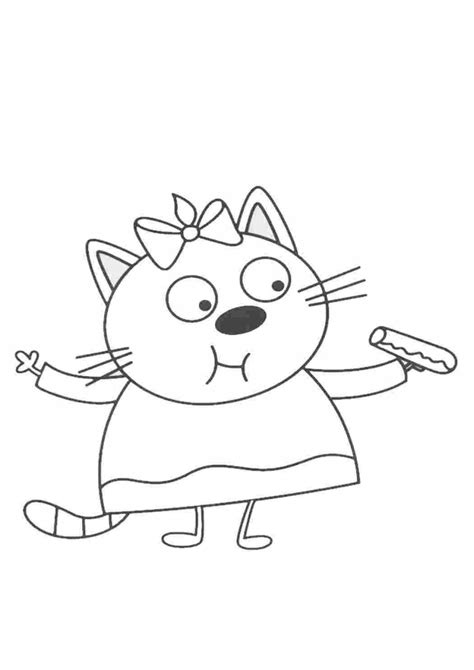 Рисунок Три Кота Для Детей 70 фото