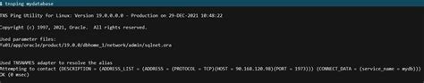 Oracle Tnsping Sql1