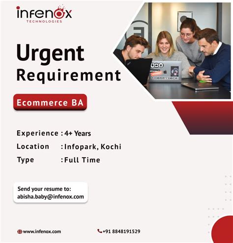 Infenox Technologies On Linkedin 2024jobopenings Infoparkjobs Urgentopenings Openjobs