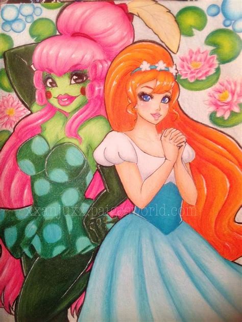 Fan Art Of Mrs Mama Toad And Thumbelina From The Animated Film Thumbelina Media Crayola And