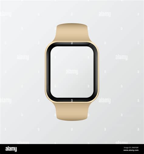Digital Smart Watch Screen Mockup Stock Vector Image And Art Alamy