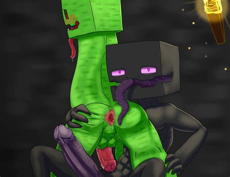 Rule 34 2021 Creeper Enderman Gaping Gaping Anus Gay Male Male Only Minecraft Tagme Tongue