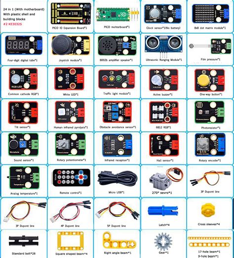 In Sensor Kit Getting Started With Raspberry Pi Pico Development Board Basics MicroPython