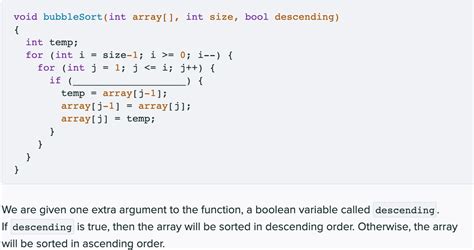 Solved C Write The Missing Boolean Condition For The