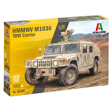 Italeri 6598 Hmmwv M1036 Tow Carrier Humvee 135 Model Kit Jadlam