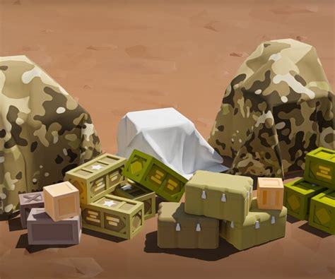 Artstation Military Free Game Assets