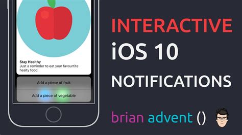 Ios Swift Tutorial Rich And Interactive Notifications Ios 10 Youtube
