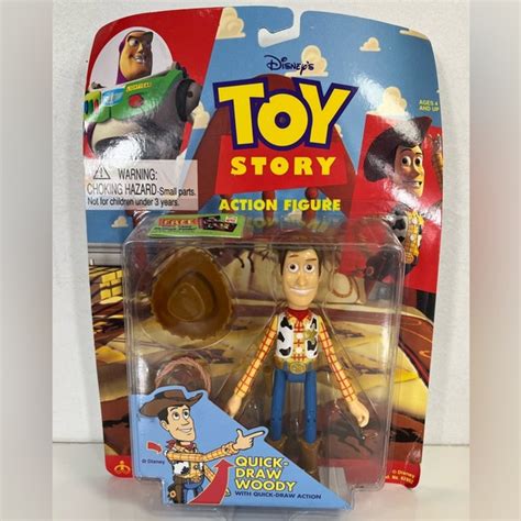 Disney Toys Vintage 995 Pixar Disney Toy Story Quick Draw Woody
