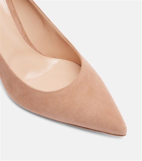 Gianvito 85 Suede Pumps In Beige Gianvito Rossi Mytheresa