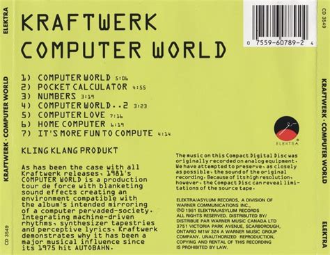 KRAFTWERK – COMPUTER WORLD – America Dvd