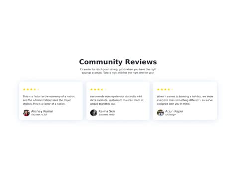 Testimonials Ui Components Easyfrontend