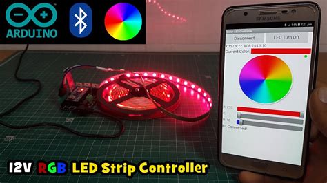 Arduino Bluetooth V RGB LED Strip Controller YouTube