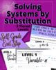 Solving Systems Of Equations By Substitution Method Google Form Exit Slip