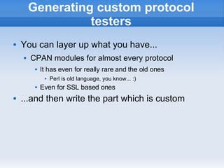 Perl Usage In Security And Penetration Testing PPT