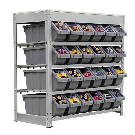 Rebrilliant Josina 33 W X 15 D X 36 H Garage Storage Bin Rack System