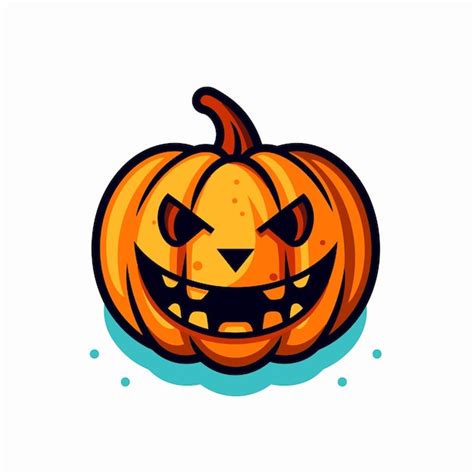 Premium Vector Bold And Simple Halloween Pumpkin Vector
