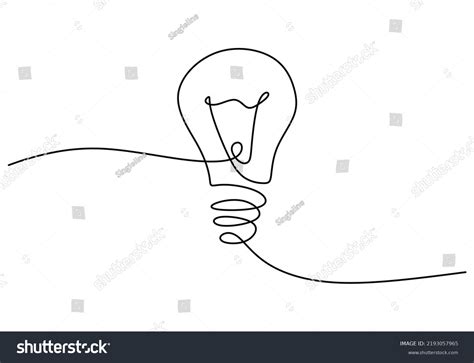 One Continuous Single Line Hand Drawing Stock Vector Royalty Free