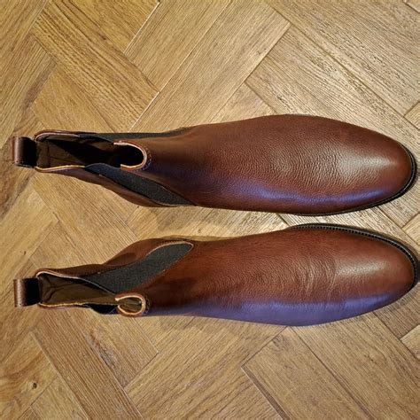 Bobbies Boots Bourbon Color Leather Never Worn Depop
