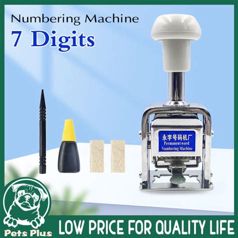 ★same Day Shipping★ Number Machine 7 Position Automatic Numbering Machine Into The Number Coding