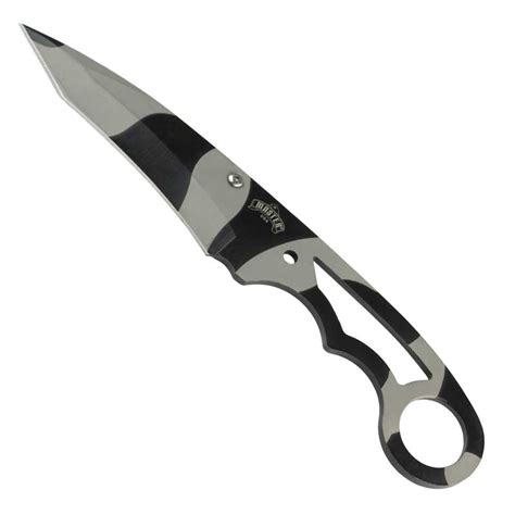 Stealth Assassin Neck Knife Lightweight Neck Karambit Grey And