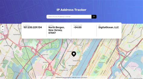 Frontend Mentor Address Tracker Using Ipify And Leaflet Coding
