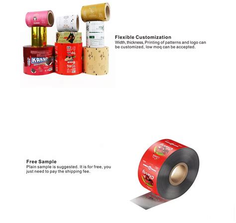 Custom Packaging Roll Film Anti Caking Technology Global Shipping